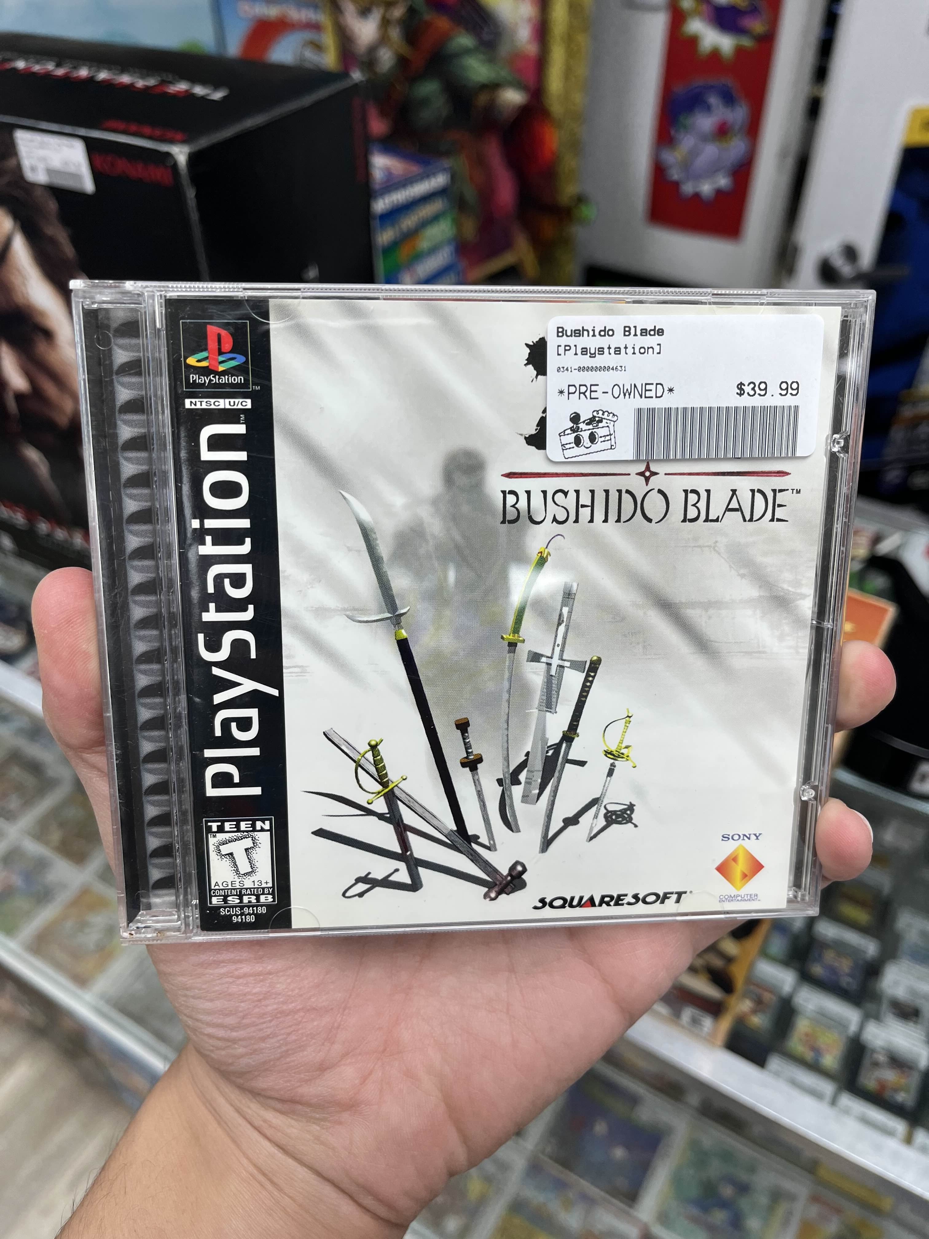 Bushido Blade PS1 Complete Clean! – CakeHoarder Games