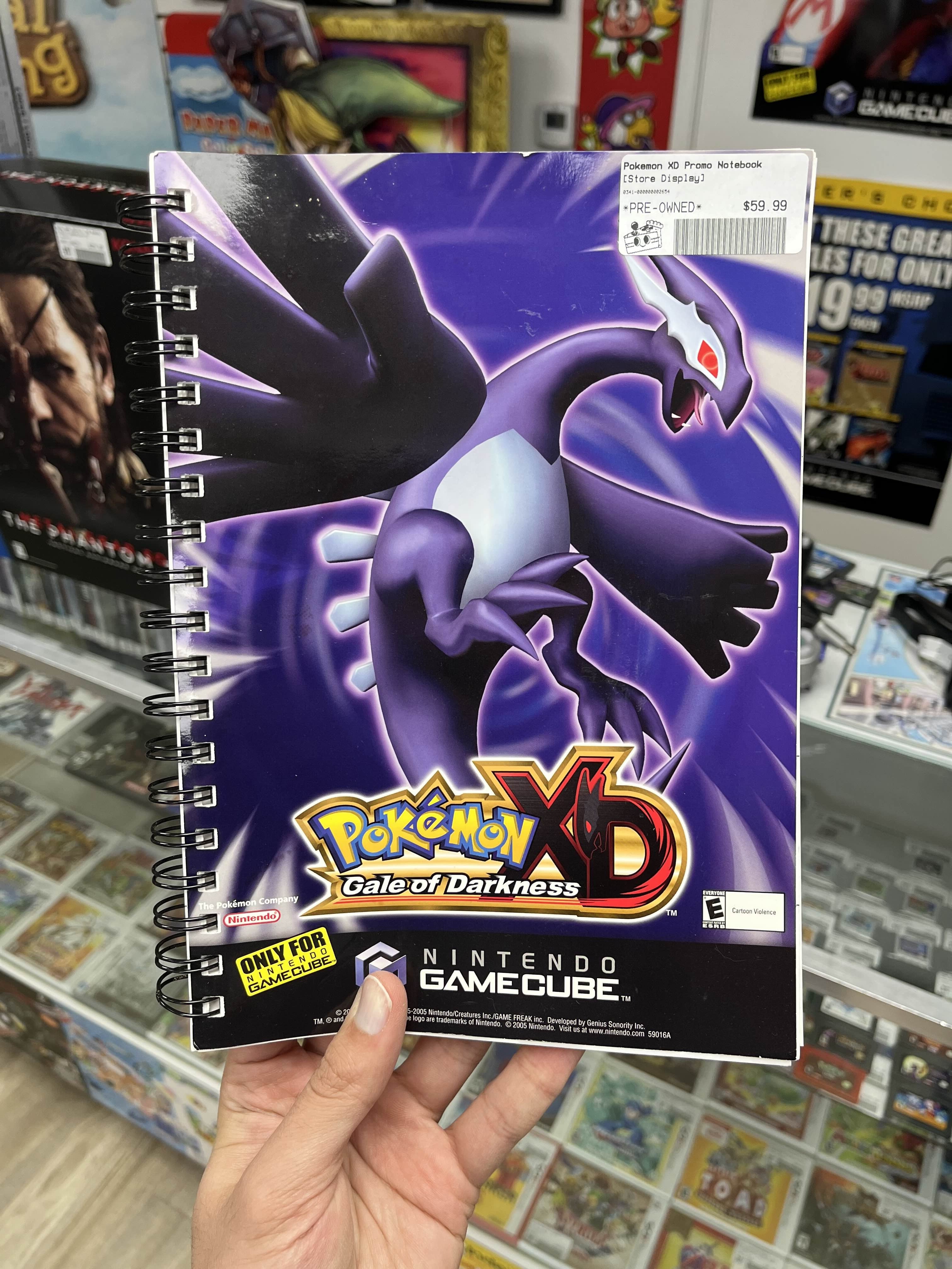 Pokemon XD Gale of Darkness GameCube Promo Notebook Rare – CakeHoarder ...