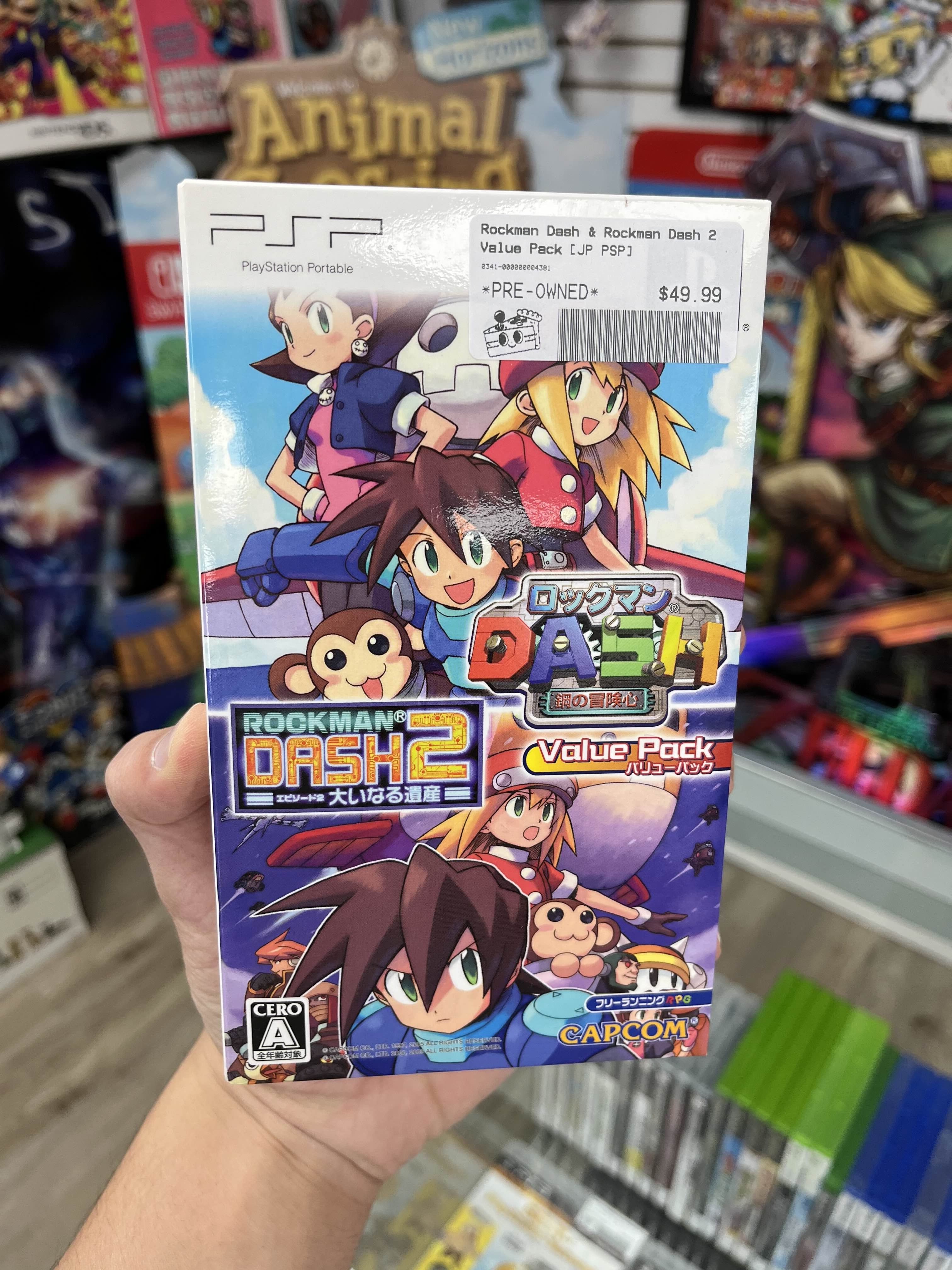 Rockman Dash & Rockman Dash 2 PSP Value Pack – CakeHoarder Games